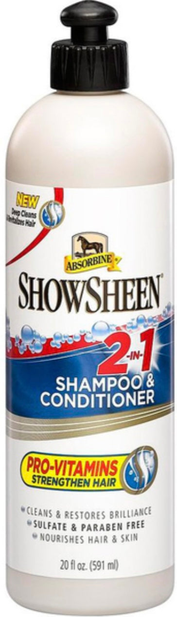 WF Showsheen 2-in-1 Shampoo and Conditioner 20 oz. – Northwoods Urban Farm