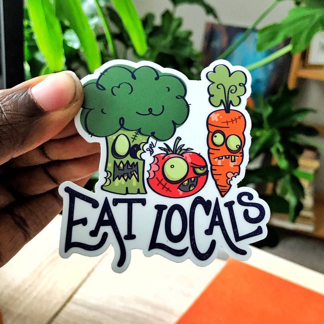 Eat Locals Sticker – Northwoods Urban Farm